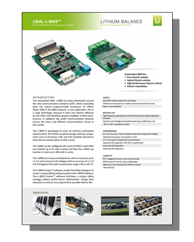 100801 Lithium Balance n-BMS Cell Monitoring Unit (CMU-PCBA) 12 ...