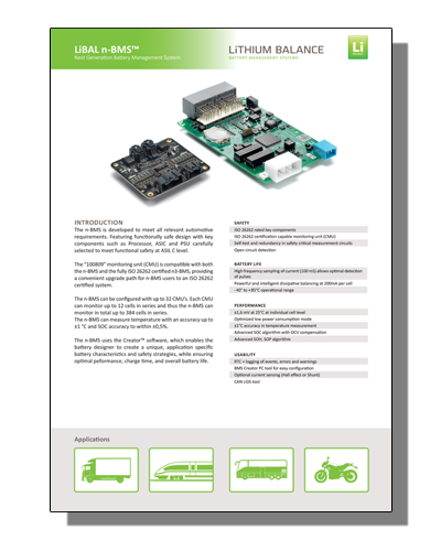 100809 Lithium Balance n-BMS Cell Monitoring Unit (CMU-PCBA) 4 ...