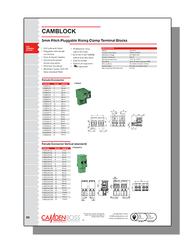 Enepower CTB9208/5 - Female (Right Angle) 5-Way Terminal Block ...