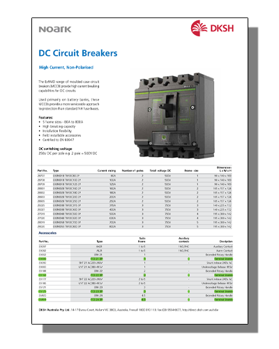 Noark N23192 - TCE22-3P MCCB Long Terminal Shield Suits 160-250A