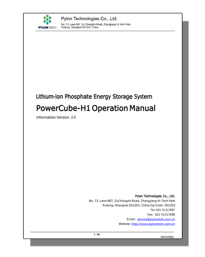 PowerCube-H1-48/384V - Pylontech 384V 19.2kWh High Voltage Managed ...