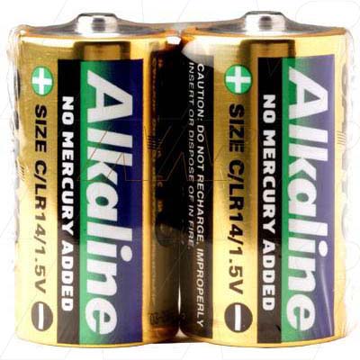 Sanyo LR14-SP2 - Consumer Alkaline Battery,Cylindrical Cell