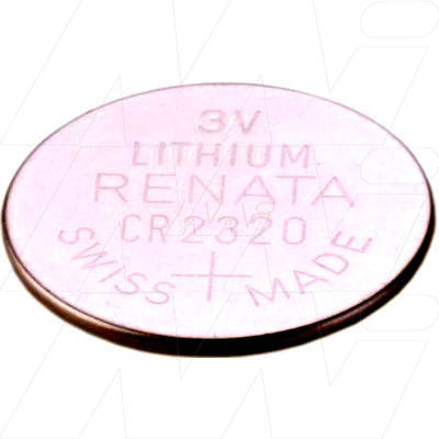 Renata CR2320(R) - Specialised Lithium Battery Coin Cell