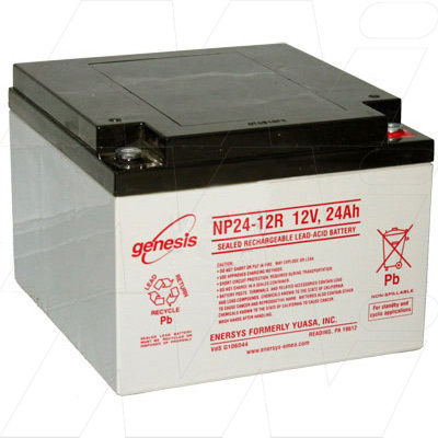 Genesis NP24-12R - Genesis NP24-12 Sealed Lead Acid Battery (AGM Type)