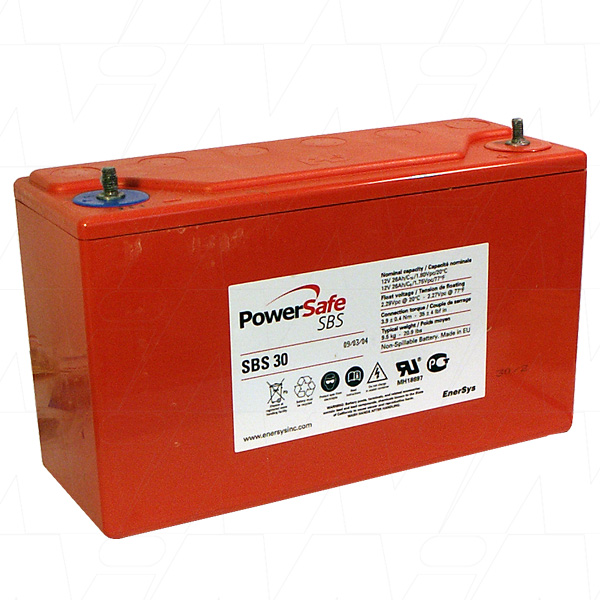 PowerSafe SBS30 - Sealed Lead Tin BatteryPowerSafe SBS