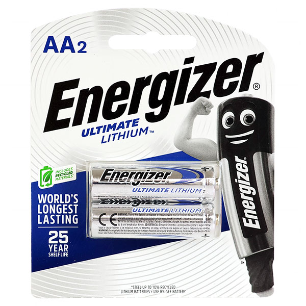 Energizer L91-BP2T - Energizer Ultimate Lithium AA Consumer Lithium ...