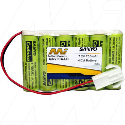 Panasonic 6/N700AACL + nikko - R/C Hobby Battery Pack