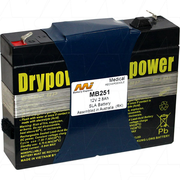 MI Battery Experts MB251 - MI Battery Experts Medical Battery suitable ...