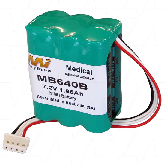 MI Battery Experts MB640B - Medical battery suit. for Nonin 7500 Pulse ...