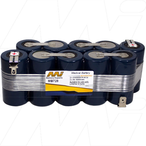 MI Battery Experts MB728 - Medical Battery suitable for Physio Control ...