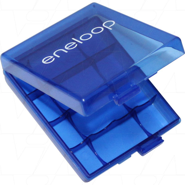 Eneloop PBC1S - Eneloop 4 x AA and/or AAA plastic storage container