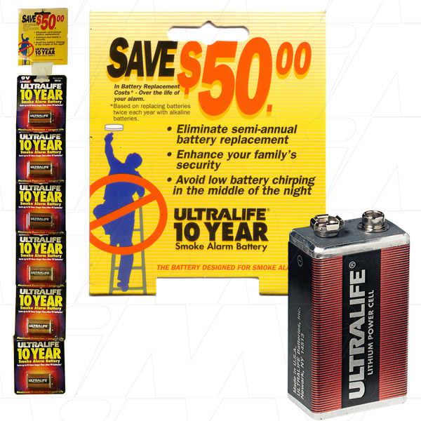 Ultralife U9VL-XC - Consumer Lithium Battery