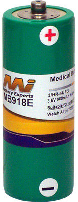 MI Battery Experts MB918E - Medical Battery