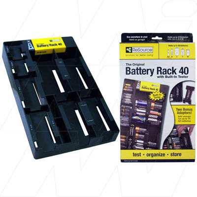 Powerizer Rack 40/46 - Battery Rack 40/46 - Battery Organizer with ...