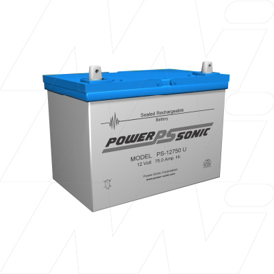 Powersonic PS12750 - Sealed Lead Acid Battery Valve Regulated (AGM Type)