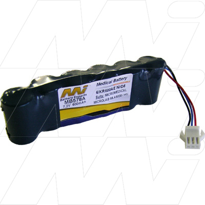 MI Battery Experts MB578A - Medical battery suit. for Micromedical MLA 6009
