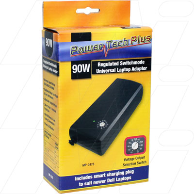 Powertech MP3476 - Laptop Power Supply 90W AC to DC