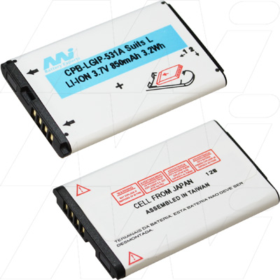 MI Battery Experts CPB-LGIP-531A-BP1 - Mobile Phone Battery suitable ...