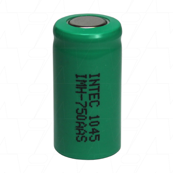 Intec IMH-750AAS - 2/3AA size 750mAh industrial grade NiMH cylindrical ...