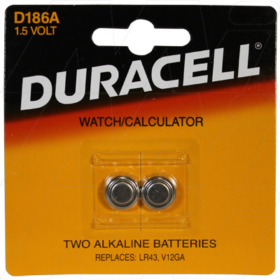 Duracell D186AB2 - D186A Duracell Alkaline battery replaces 186, 186A ...