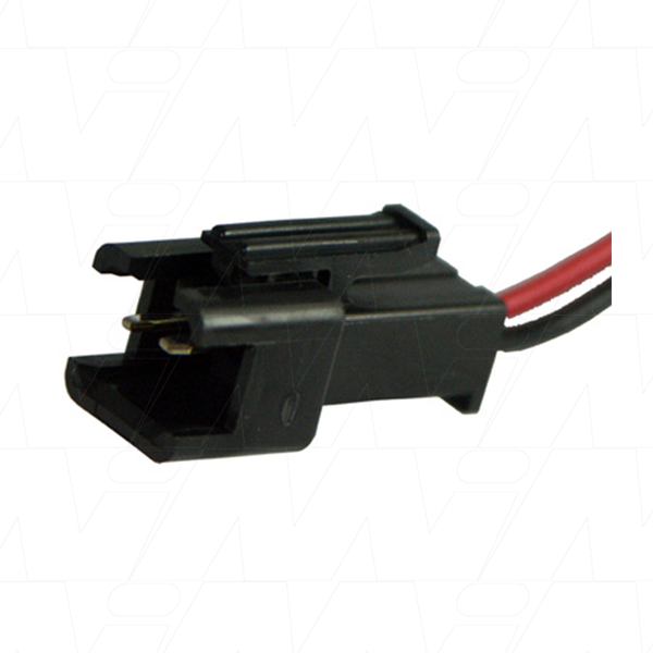 Enepower CE049 - JST Female Type SMR-02V-B, Red & Black 325mm.