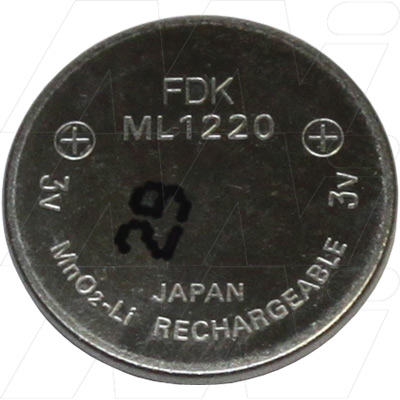 FDK ML1220 - ML1220 FDK Rechargeable Lithium Coin Cell Battery