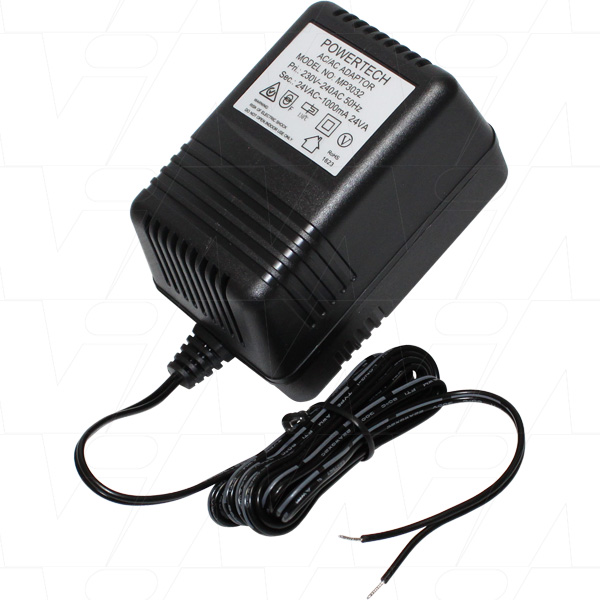Powertech MP3032 - Power Supply 24VAC 1A UNREGULATED