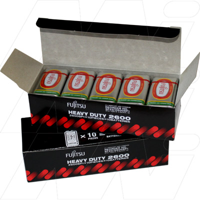 Fujitsu 6F22/2600SP1 - Fujitsu 6F22 9V size carbon zinc heavy duty ...