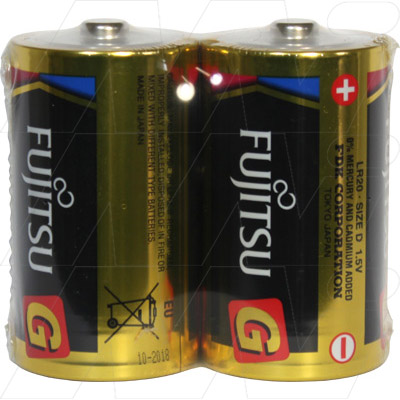 Fujitsu LR20G/SP2 - Fujitsu LR20G D size alkaline battery. Replaces ...