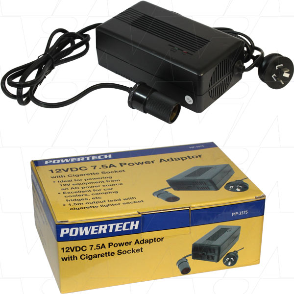Powertech MP3575 Regulated Switchmode Power Supply 100-240VAC to 12VDC ...