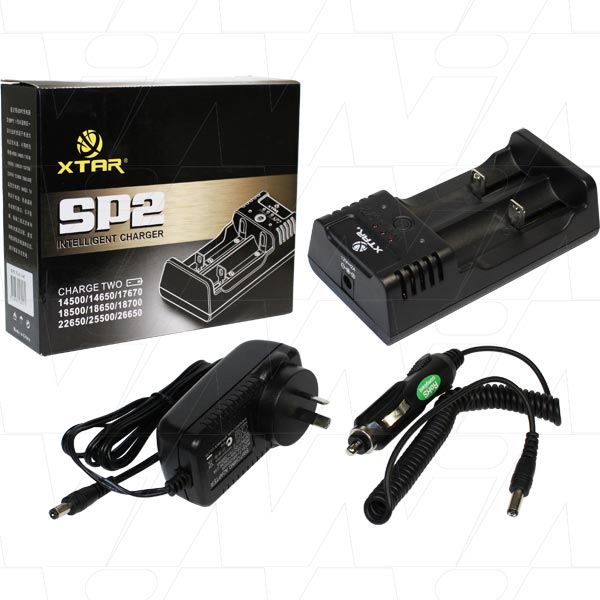 XTAR SP2 Full Set - 100-240VAC (World Voltage) / 12VDC input ...