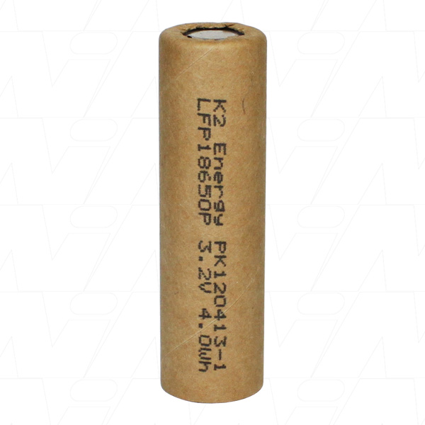 K2 Energy K218650P - K2 Energy High Power Lithium Iron Phosphate 18650 ...