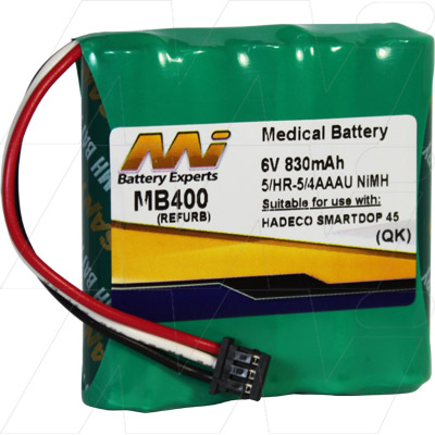 MI Battery Experts MB400 - Medical battery suitable for Hadeco Smartdop ...