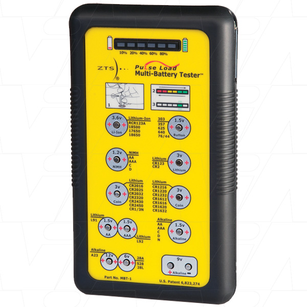 ZTS MBT-1 - ZTS MBT-1 Battery Tester For Primary & Rechargeable Batteries