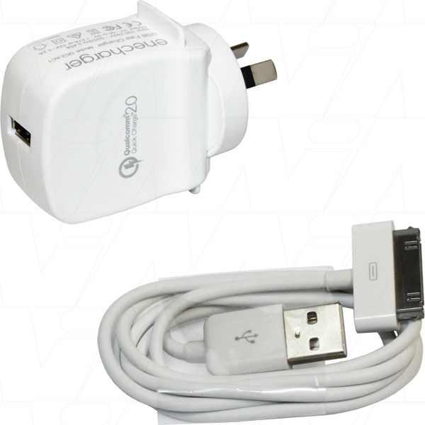 Enecharger ACUSB-CDC-iPA - 100-240VAC Quick Charge Charger with Charge ...