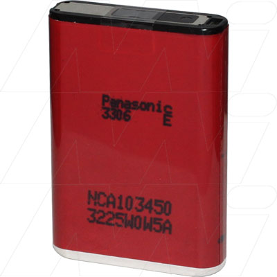 Panasonic NCA103450 Rechargeable Lithium Battery. Fused Type.