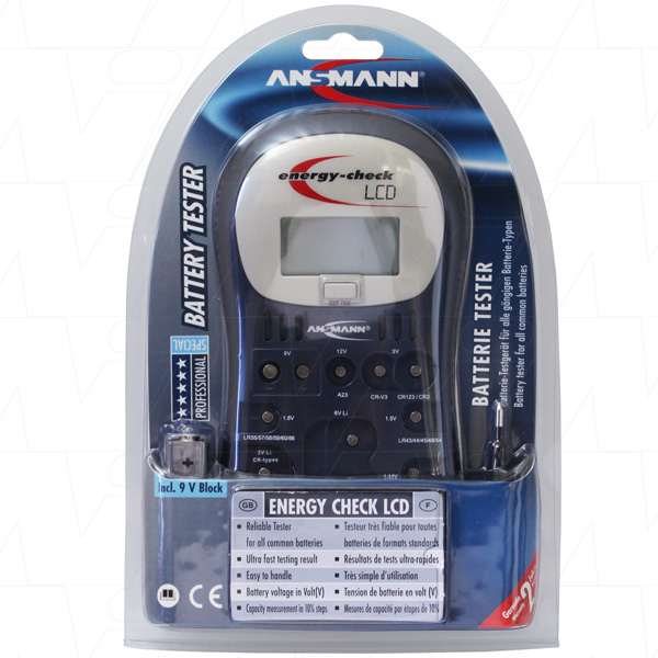 Ansmann 4000392 - Ansmann LCD Battery Test Station