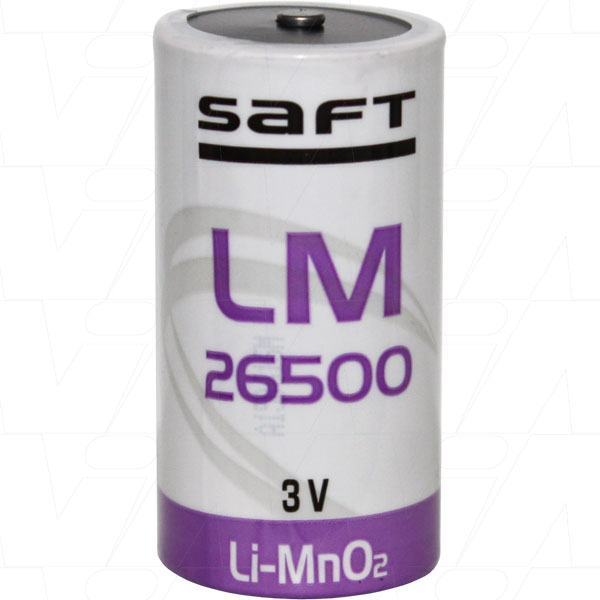 Saft LM26500 C Size 3V High Power Lithium Cylindrical Cell
