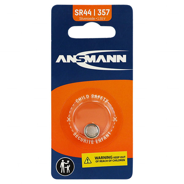 Ansmann SR44-BP1(A) - Ansmann 1516-0011 357 Silver Oxide Battery