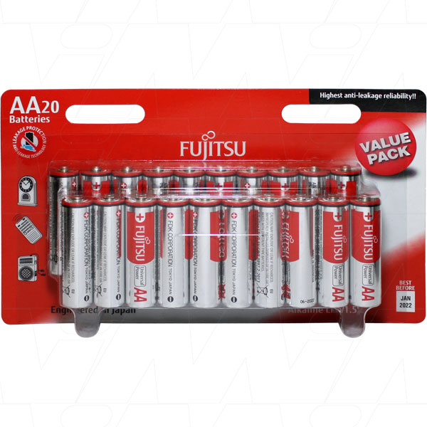 Fujitsu LR6(20B)FU - Fujitsu Universal Power LR6 AA size alkaline ...