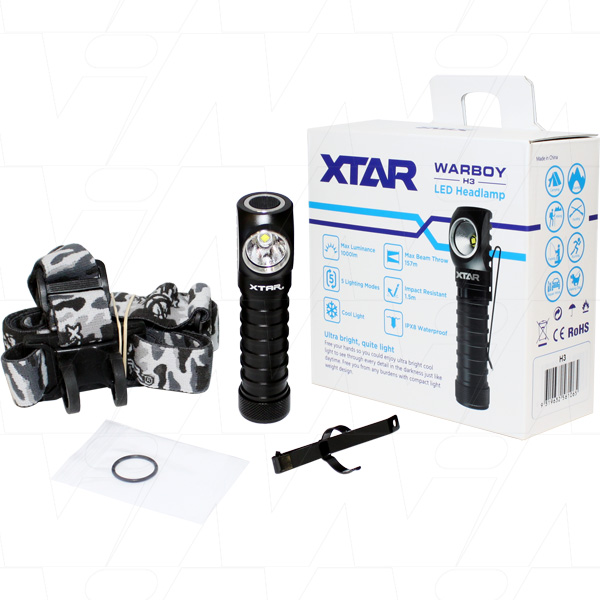 XTAR H3 - XTAR H3 LED 1000 Lumen Professional Headlamp/Flashlight