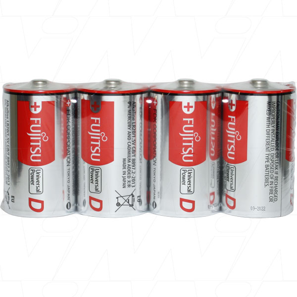 Fujitsu LR20(4S)FU - Fujitsu Universal Power LR20 D size alkaline ...