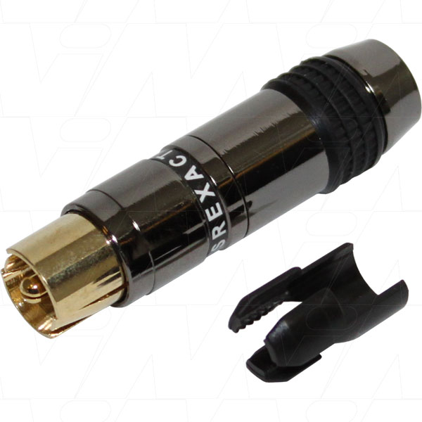 Sunrise SP116G-C18 - SREXACT RCA Phono Plug Male Gold Plated Spring