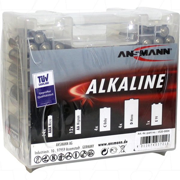 Ansmann 1520-0004 - 1520-0004 Ansmann 35PC Battery Box includes ...