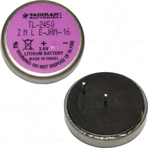 Tadiran TL-2450/P - Specialised Lithium Battery Wafer Cell