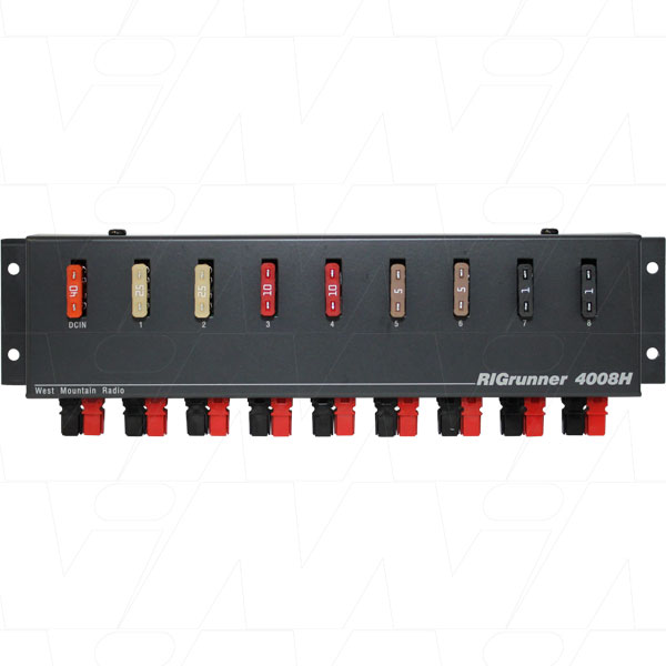 West Mountain Radio RIGrunner 4008H - DC Power Distributor - Horizontal