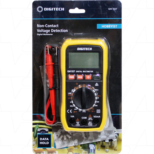 QM1527 - Data Hold Digital Multimeter (DMM) with Backlight