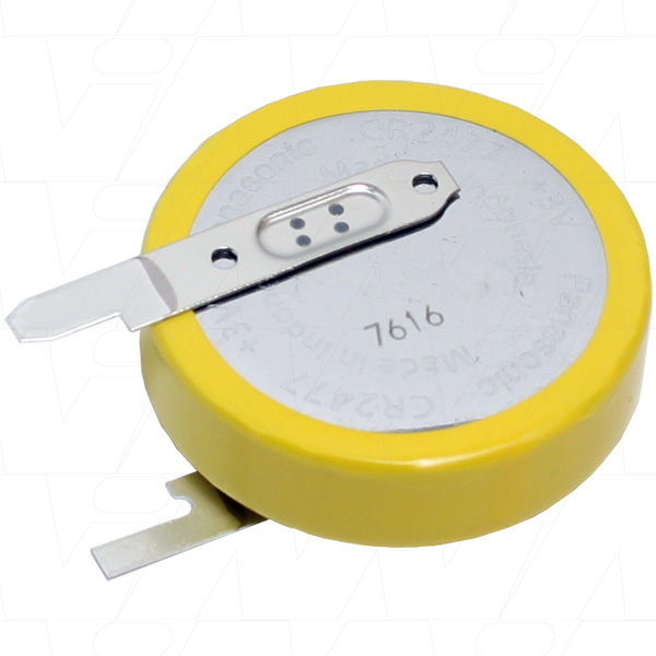 Panasonic CR2477/VCN - CR2477 Lithium Coin Cell with S+ S- Termination