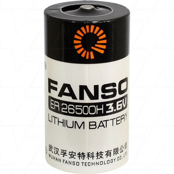 Fanso ER26500H C size 3.6V 8500mAh High Capacity Lithium Thionyl ...