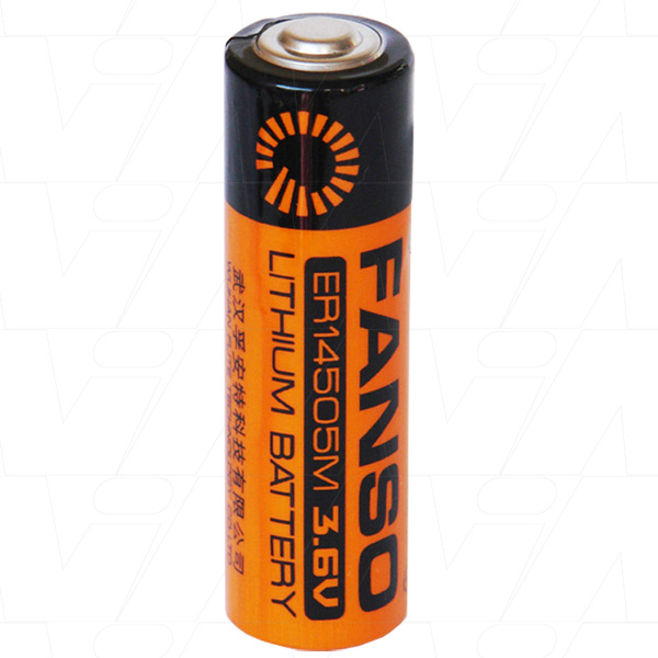 Fanso ER14505M Fanso AA size 3.6V 2100mAh High Power Lithium Thionyl ...